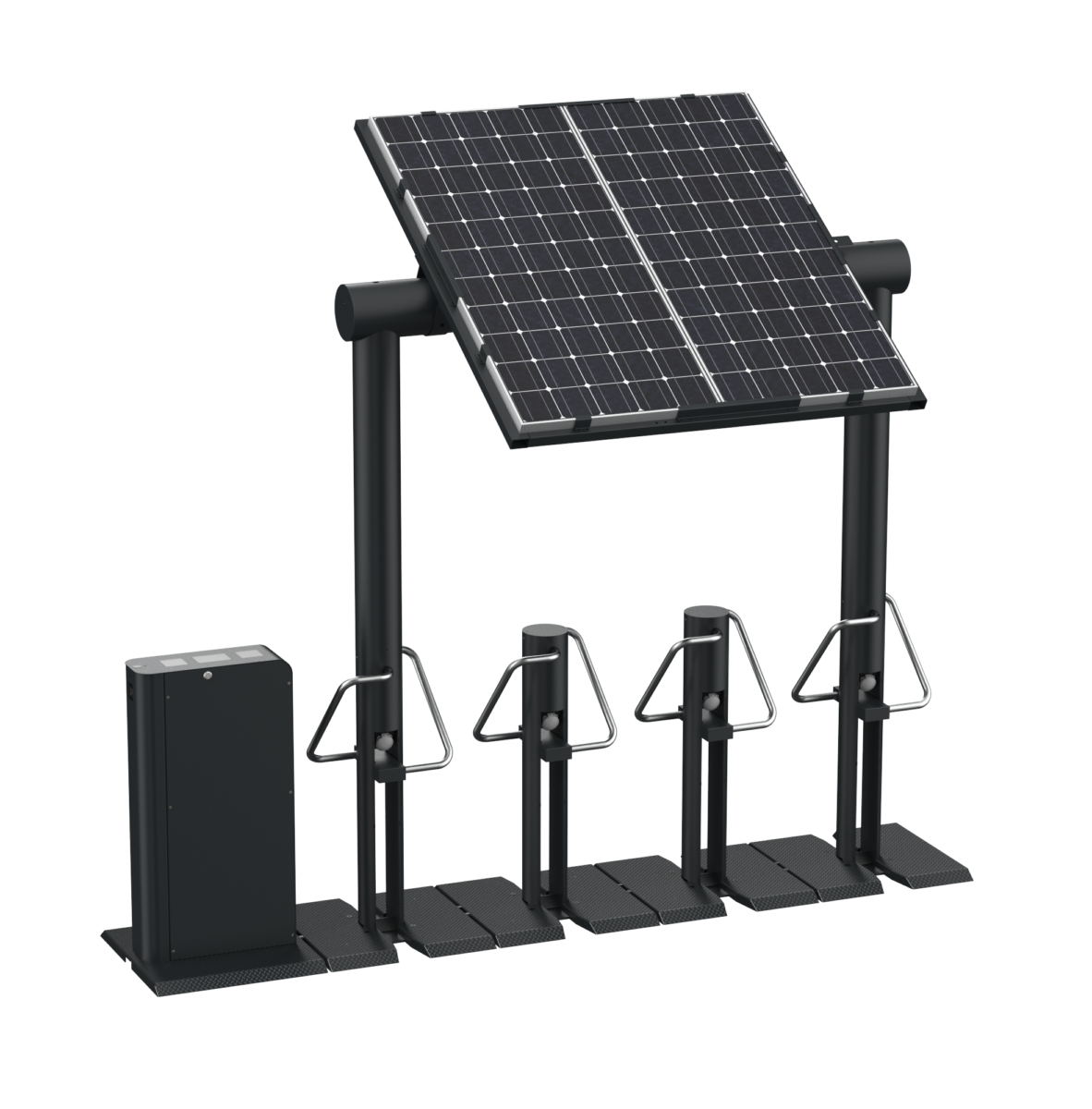 SOLAR BIKE CHARGING SYSTEM jCHARGE - IBOMBO | Public Bike Repair Station